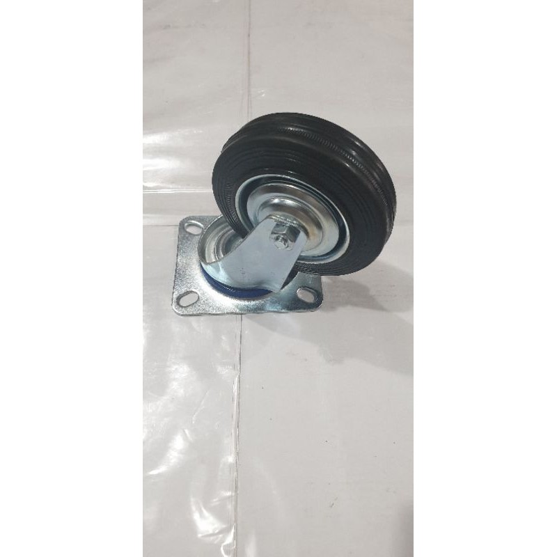 Jual Roda Troley Gerobak 4" hidup mati per pc uk. 10 cm | Shopee Indonesia
