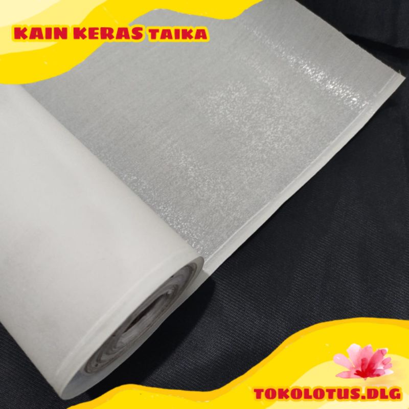 Jual Kain keras taika tipis lem kerah manset TK800 | Shopee Indonesia