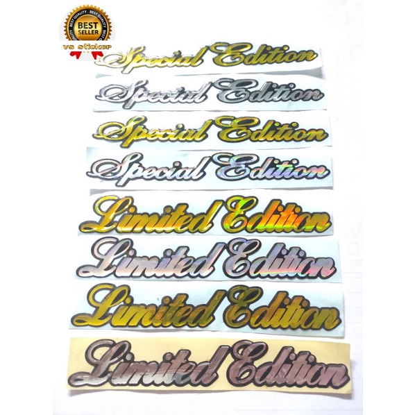 Jual EMBLEM TIMBUL LOGO SPECIAL EDITION LIMITED EDITION GOLD SILVER ...