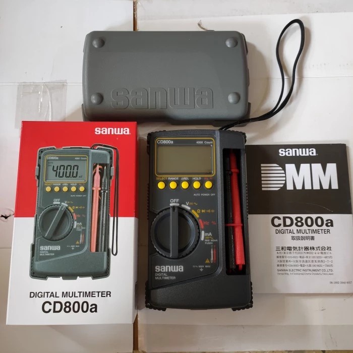 Jual Digital Multimeter/Multitester SANWA CD800A/CD800A | Shopee Indonesia