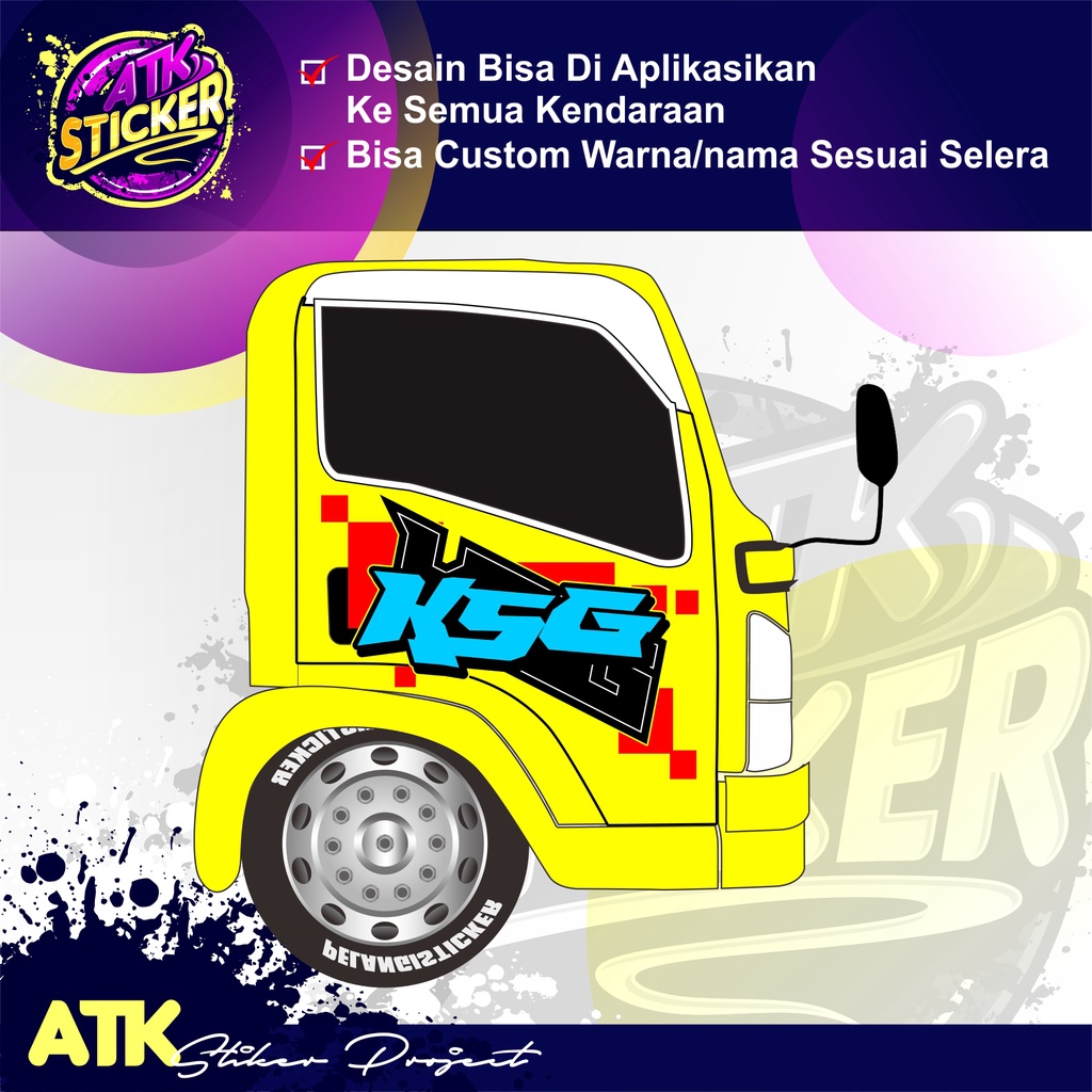 Jual BISA COD!!! Stiker Pintu Truck Sticker Pintu Truck Kanan atau Kiri ...