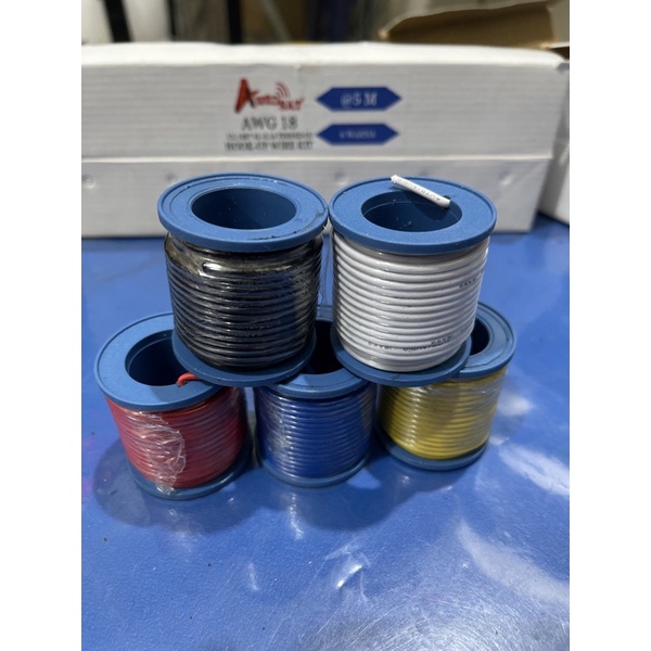 Jual kabel auto serabut AWG 18 AUTOSAT 1x12 5meter tembaga murni | Shopee Indonesia