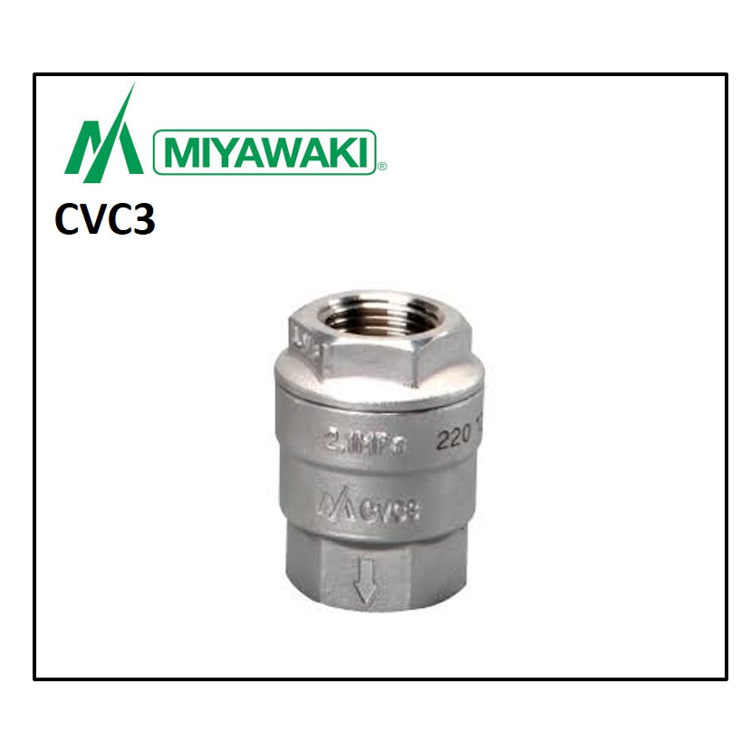 Jual MIYAWAKI Check Valve CVC3 1/2 inch | Shopee Indonesia