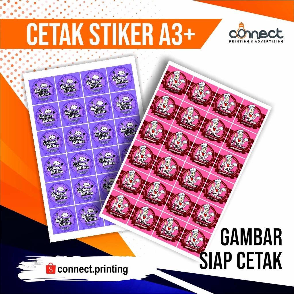 Jual Cetak Stiker A3+ | Shopee Indonesia