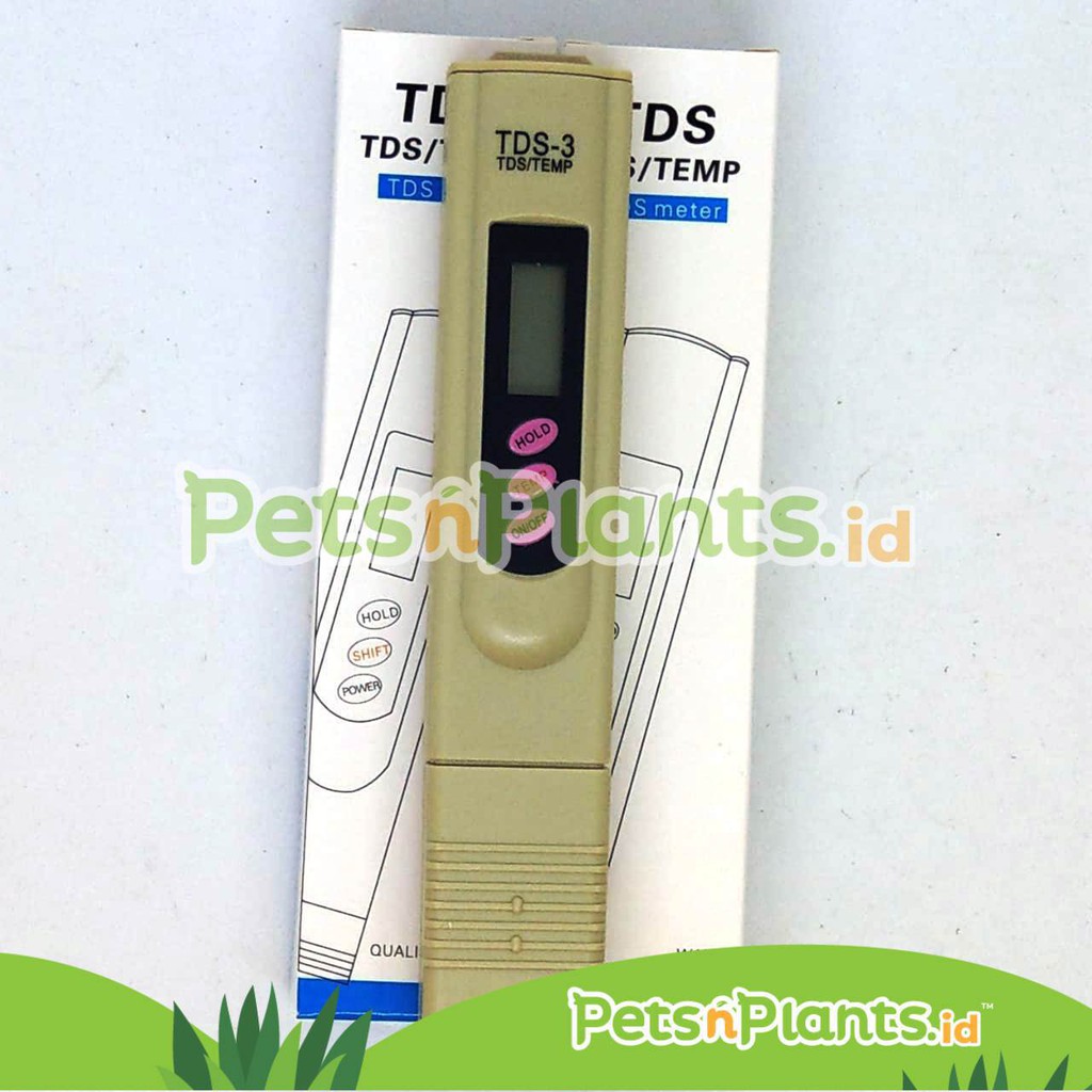 Jual Alat Ukur TDS PPM Hidroponik - TDS PPM Meter Tester | Shopee Indonesia
