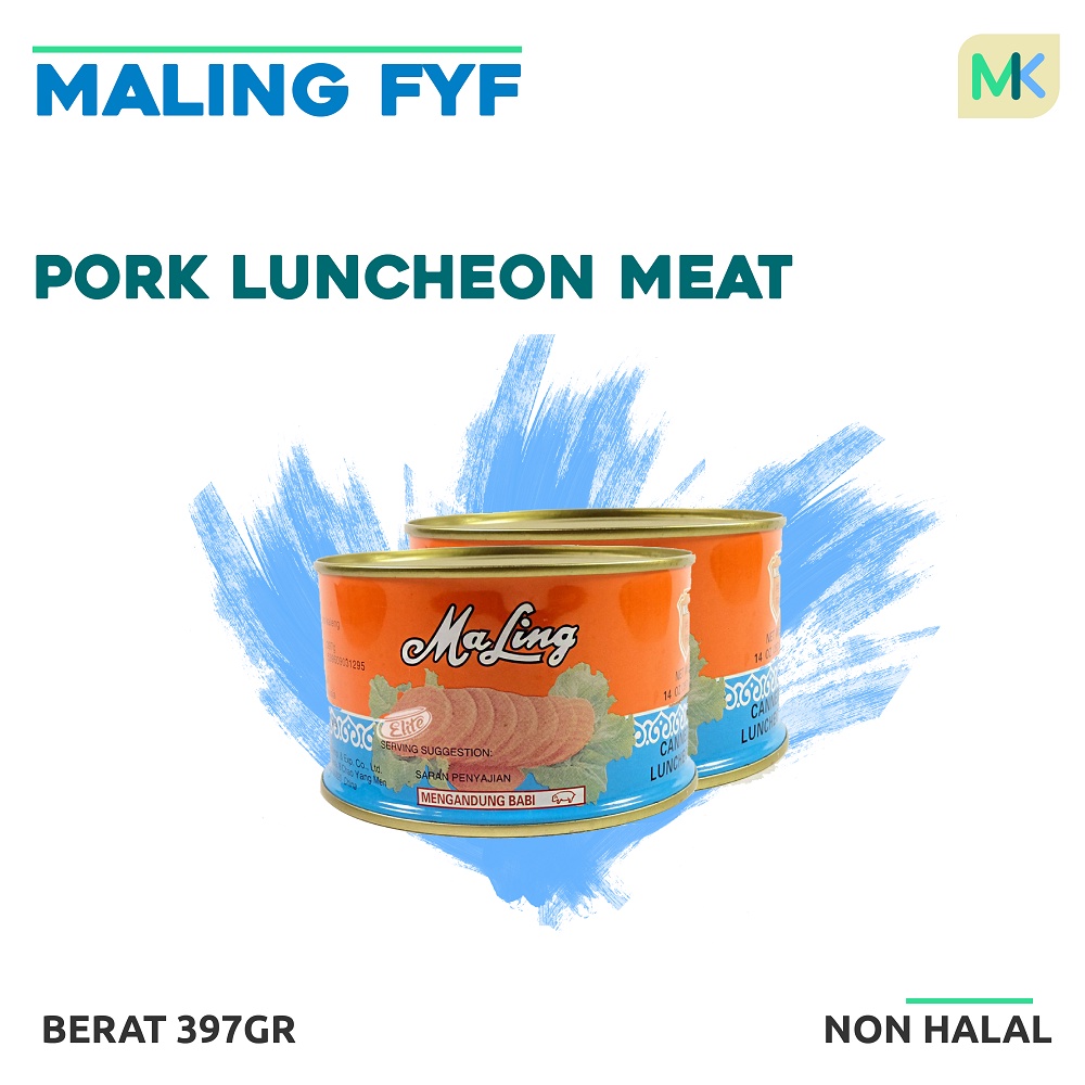 Jual MALING PORK LUNCHEON MEAT FYF 397GR DAGING BABI KALENG NON HALAL ...