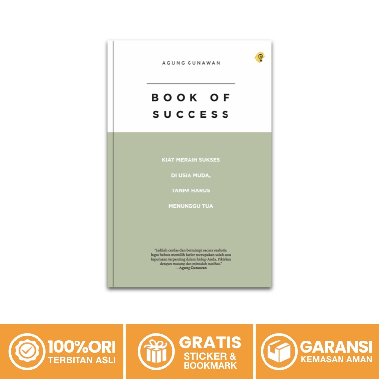 Jual Book of Success - Agung Gunawan (Penerbit Bright) | Shopee Indonesia