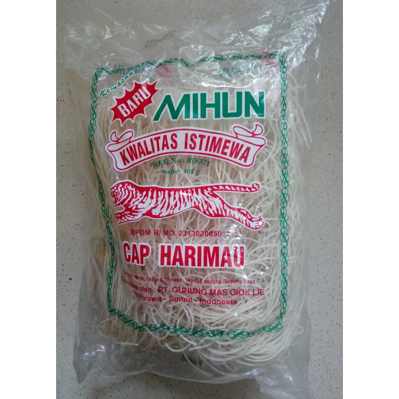 Jual Bihun/Mihun Cap Harimau 300gr Khas Medan | Shopee Indonesia