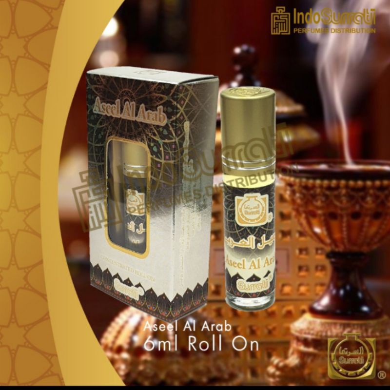 Jual Parfum SURRATI ASEEL AL ARAB Roll On 6ml | Shopee Indonesia