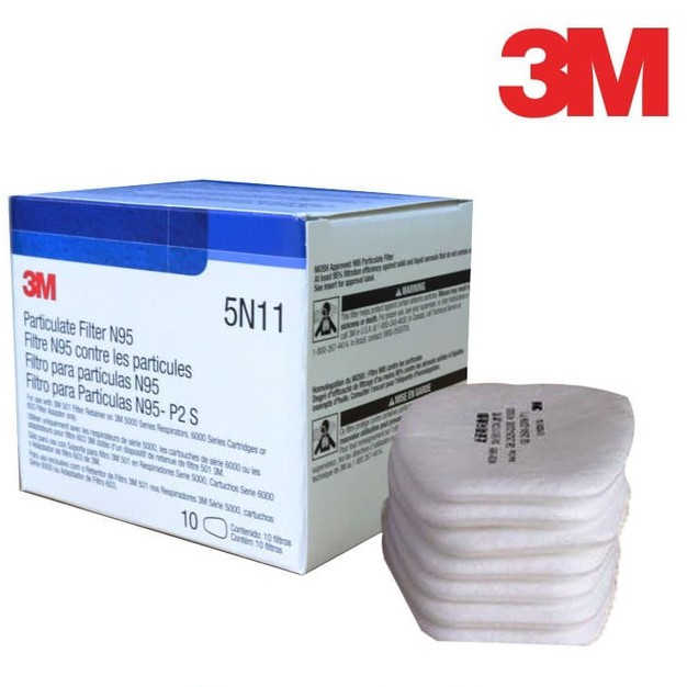 Jual 3M Particulate Filter 5N11 N95 Per BOX 10 PCS ORIGINAL Shopee Indonesia