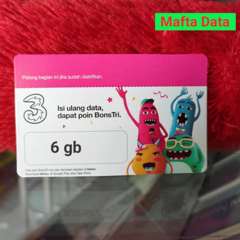 Jual Voucher Tri data 6 gb New (6gb) | Shopee Indonesia