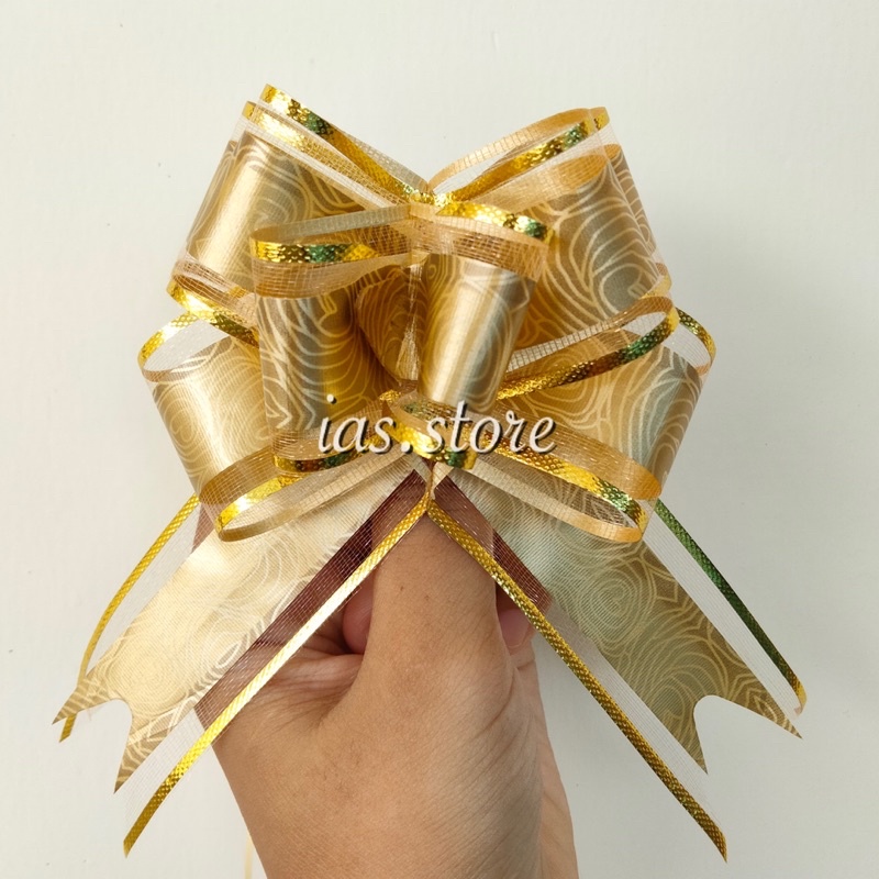 Jual [1 Biji] PREMIUM 32mm Pita Tarik Motif | Pita Hantaran | Pita ...