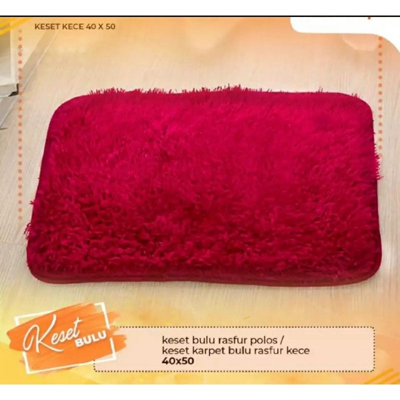 Jual Keset bulu / keset kaki / karpet / keset lantai bulu raspur keset ...