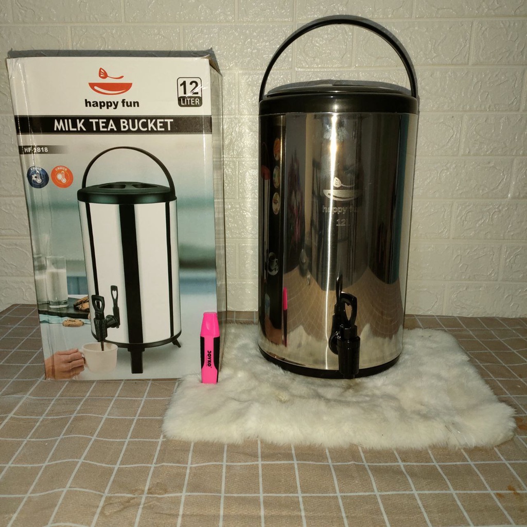 Jual Milk Tea Bucket Water 12 Liter - Dispenser Minuman Serbaguna 12 ...