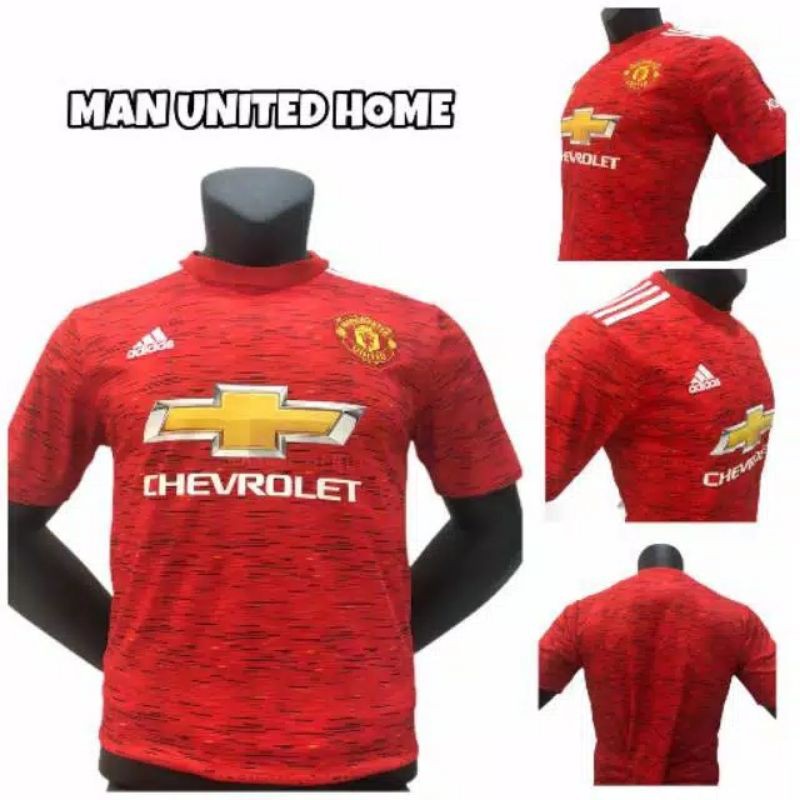 Jual JERSEY BAJU BOLA PRIA MU HOME / MANCHESTER 2020/21 NEW - GRADE ...