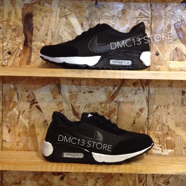 Jual Sepatu Sekolah Nike Airmax Anak-anak black DMC13 special edition | Shopee Indonesia