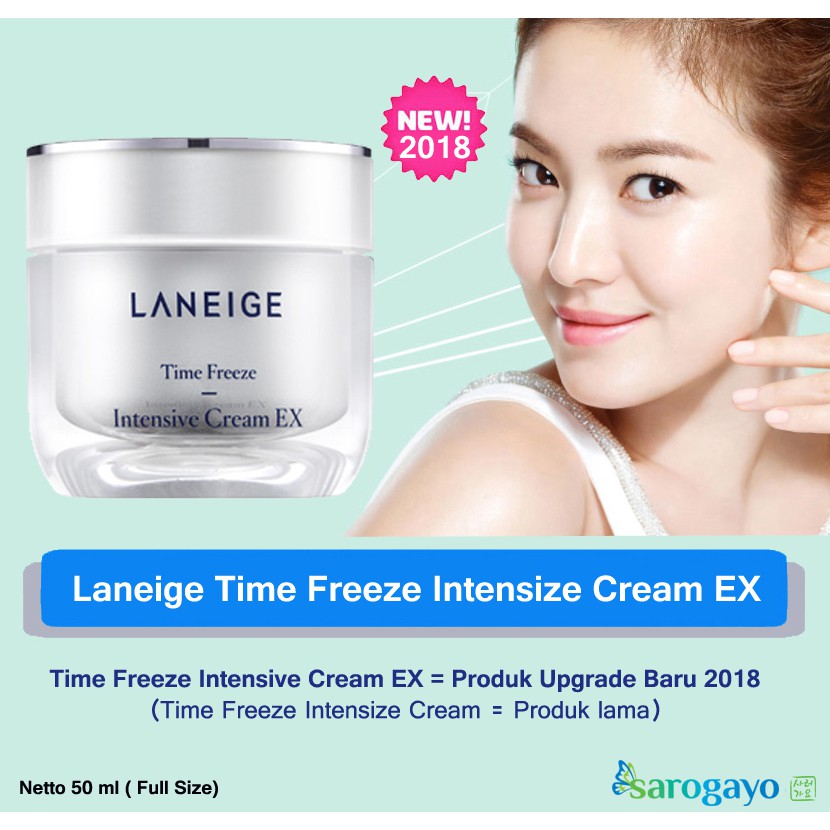 Jual [sarogayo] READY STOCK Laneige Time Freeze Intensive Cream EX 50 ml (Original Full Size ...