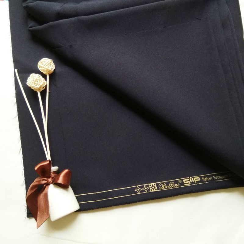 Jual Kain Seragam Bellini Navy 150x250cm 700gr | Shopee Indonesia