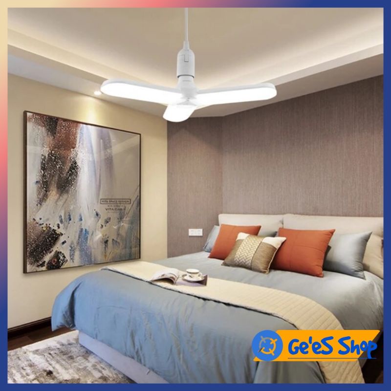 Jual TERMURAH !!!, LAMPU LED MOTIF KIPAS 3 BALING, 45 WATT, SUPER ...