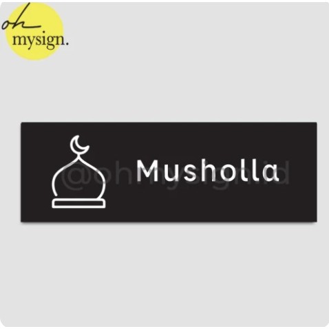 Jual SIGN BOARD MUSHOLLA | SIGN AGE MUSHOLLA | SIGN MUSHOLLA | Shopee ...