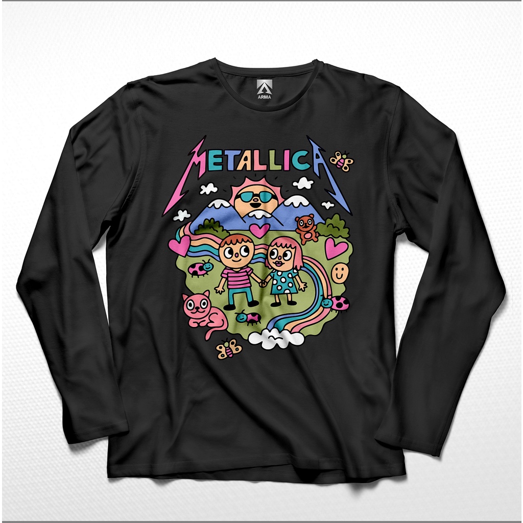 Jual KAOS BAND METALLICA Cute Cartoon / tshirt musik Rock thrash metal ...