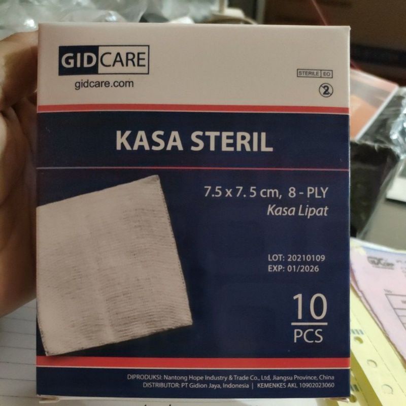 Jual Kasa Steril Gidcare 16x16 cm isi 10 pouch | Shopee Indonesia