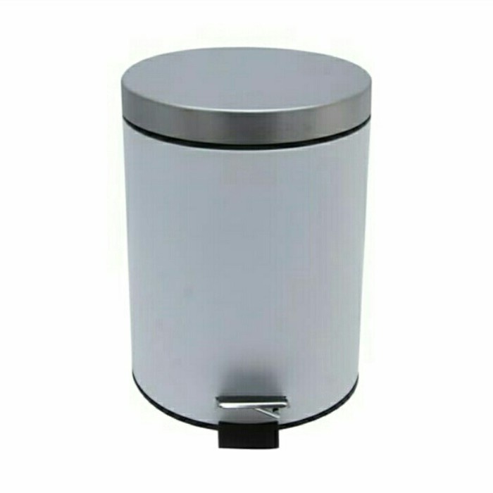Jual Krisbow Tempat Sampah Pedal Bin 3 Liter Stainless - chrome | Shopee Indonesia