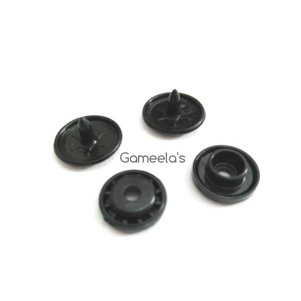 Jual Kancing Jepret Plastik 1313 - Warna Hitam - Ukuran 13 Mm - Snap ...