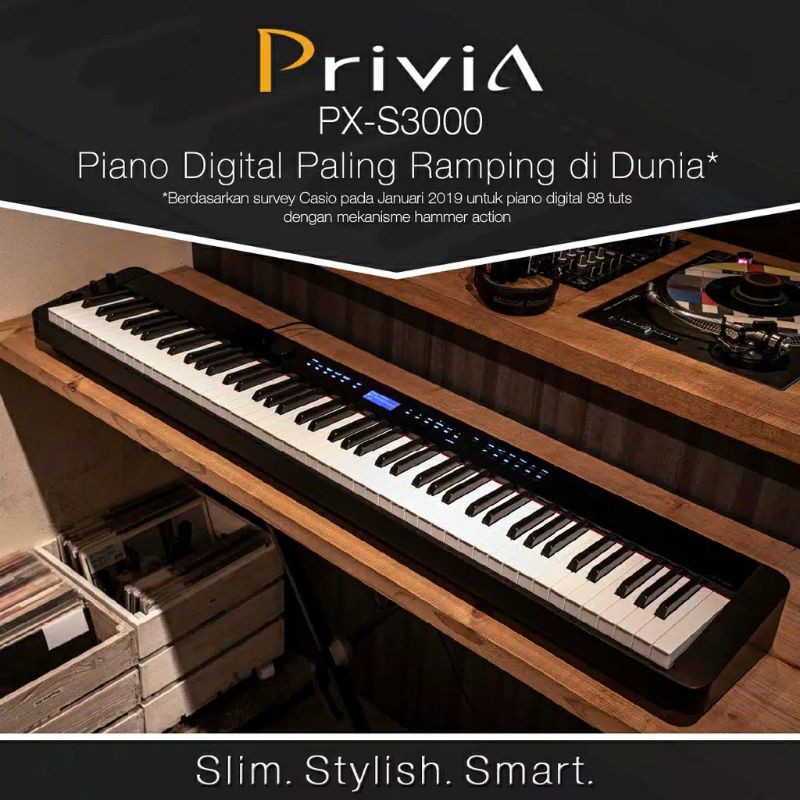 Jual Casio Digital Piano Privia PX S3000/ PX-S3000/ PXS3000 Original ...