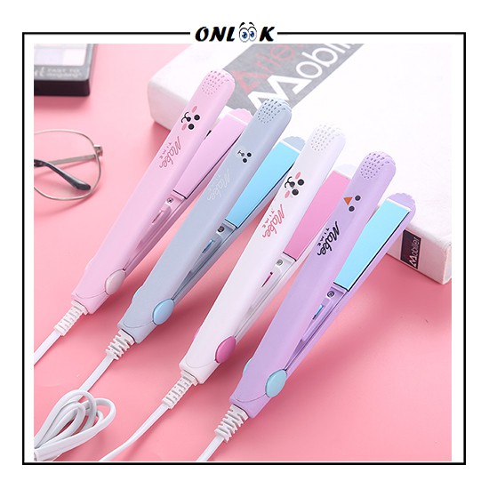 Jual Catokan Mini 2 in 1 Karakter / Alat Catok Rambut Lurus dan ...