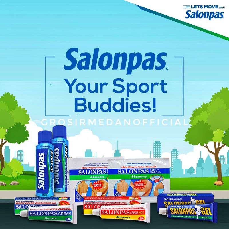 Jual SALONPAS CREAM - SALONPAS GEL - HANGAT MENGHILANGKAN NYERI OTOT ...