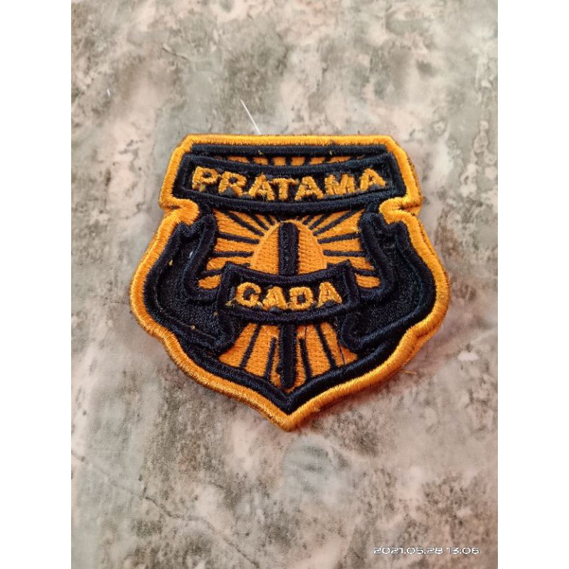 Jual logo emblem atribut bet bordir timbul 3D satpam gada Pratama ...
