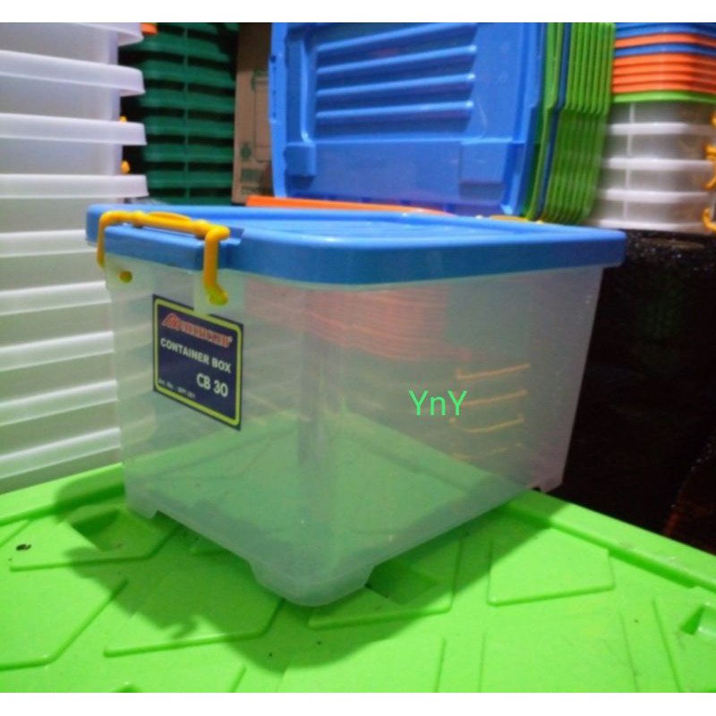 Jual Container Box 45 Ltr Multi + Roda (Grab/Gosend Only) | Shopee ...