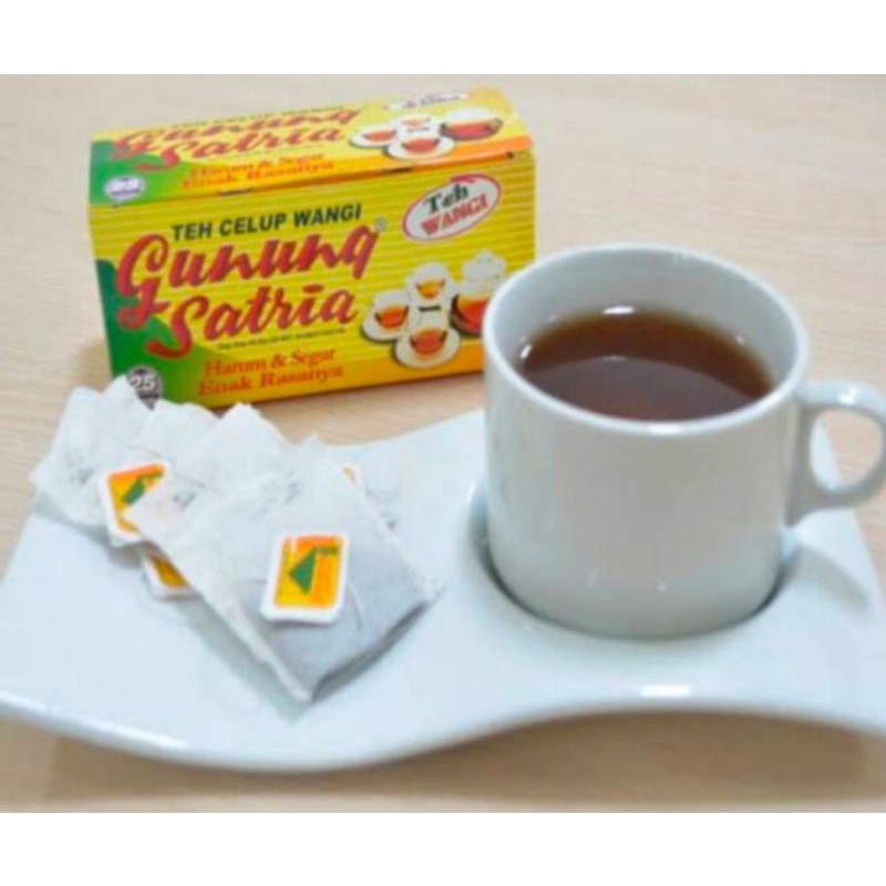 Jual TEH CELUP WANGI GUNUNG SATRIA KOTAK ISI 25 KANTONG 50g KHAS DAERAH ...