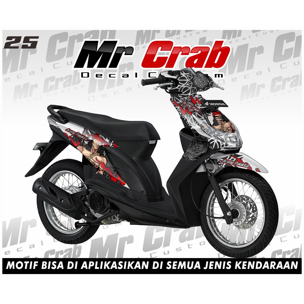 Jual STIKER DECAL HONDA BEAT KARBU Fullbody-DECAL BEAT KARBU DESIGN NEW ...