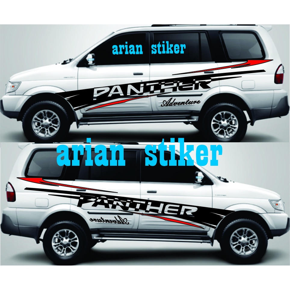 Jual Stiker mobil Panther Striping Mobil Panther Stiker Cutting mobil ...