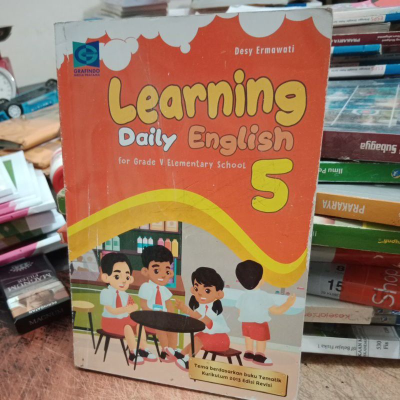 Jual buku bahasa Inggris (learning daily english) SD kelas 5 penerbit grafindo | Shopee Indonesia