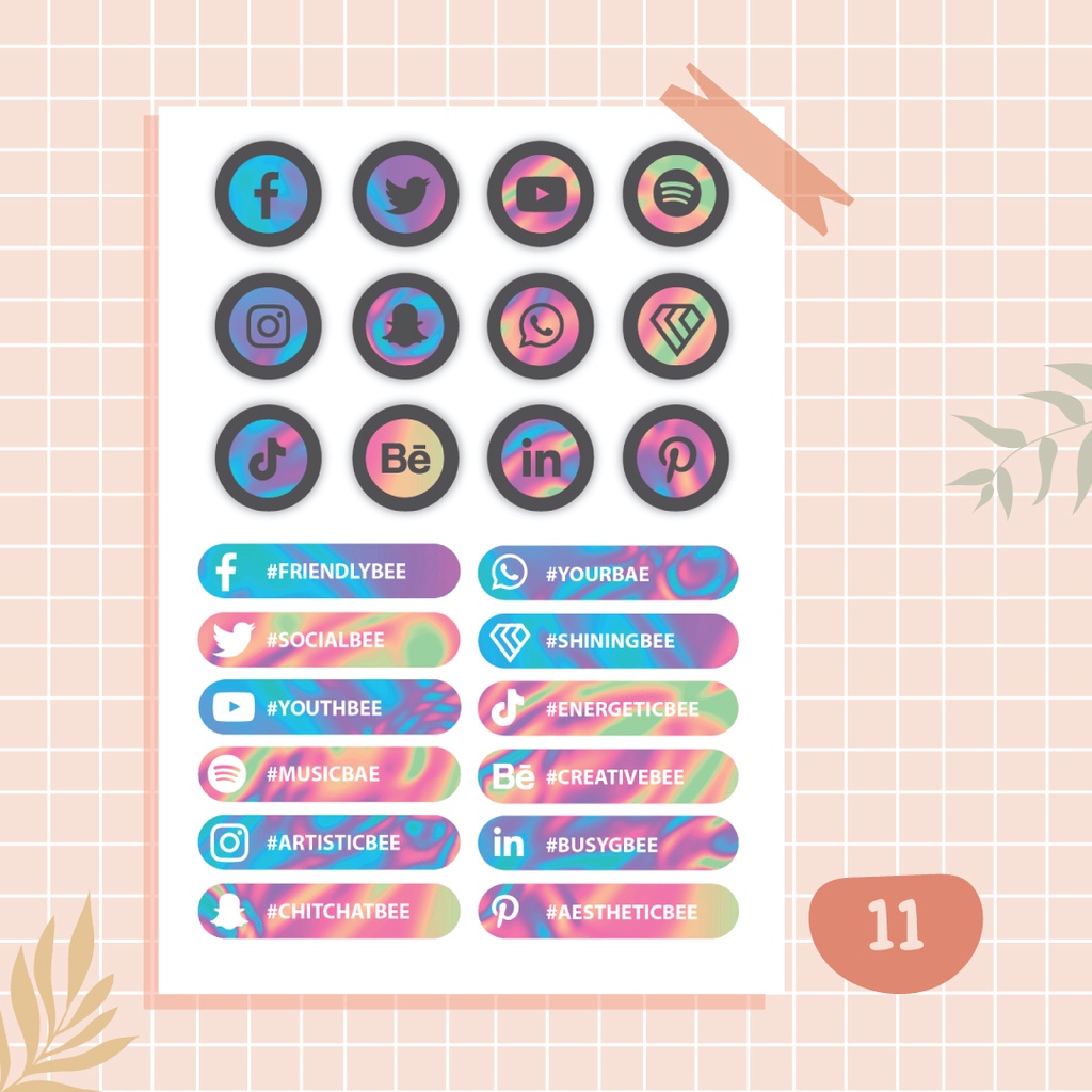 Jual STIKER AESTHETIC A6 *SUDAH CUTTING* | STICKER ESTETIK HP | STIKER ...