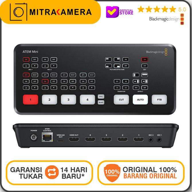 Jual Blackmagic Atem Mini - 4 Hdmi Input Video Mixer | Shopee Indonesia