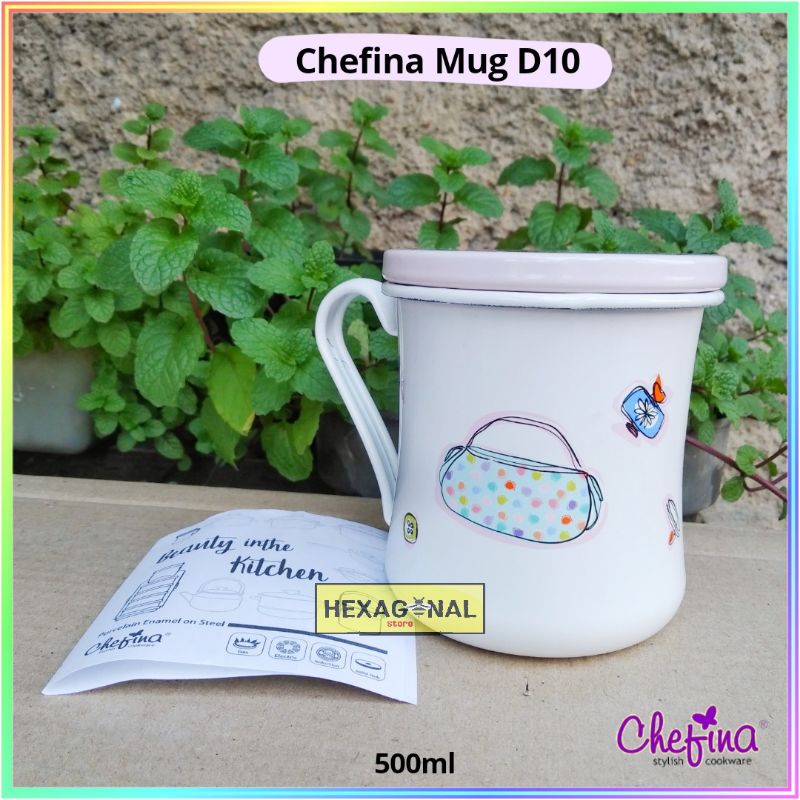 Jual Chefina Mug 0.5 Liter ( Beauty in the Kitchen ) | Shopee Indonesia