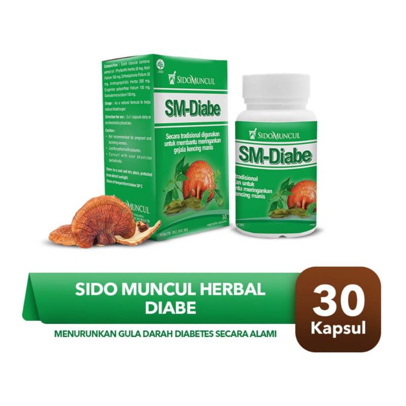 Jual Sido Muncul Diabe 30 Kapsul - Menurunkan Gula Darah Diabetes Alami ...