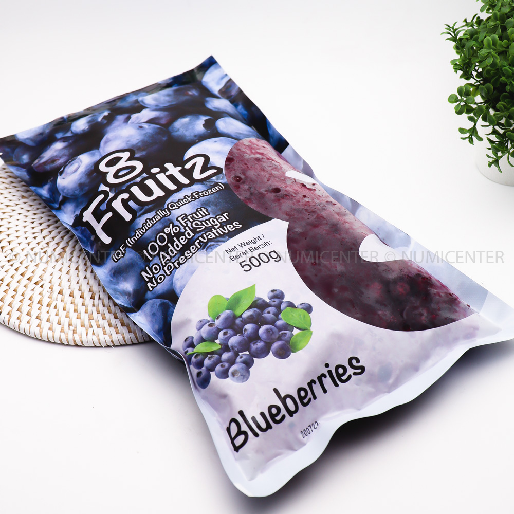 Jual 500G IQF Frozen Blueberries Buah Blueberry Beku - 8 FRUITZ ...