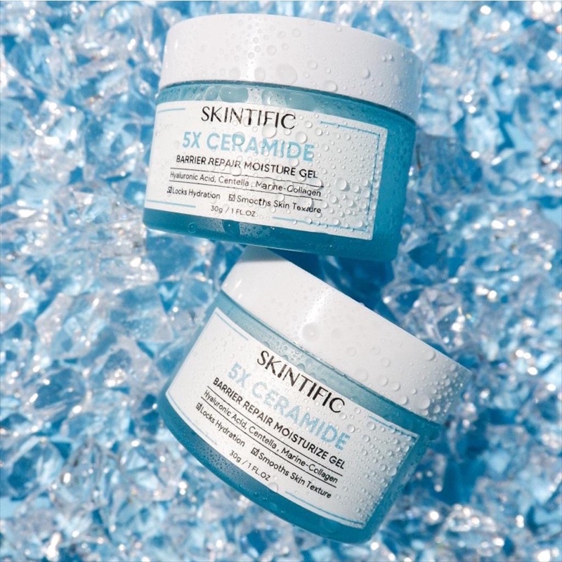 Jual [NEW] SKINTIFIC MOISTURIZER GEL 5X CERAMIDE ORIGINAL || SKINTIFIC ...