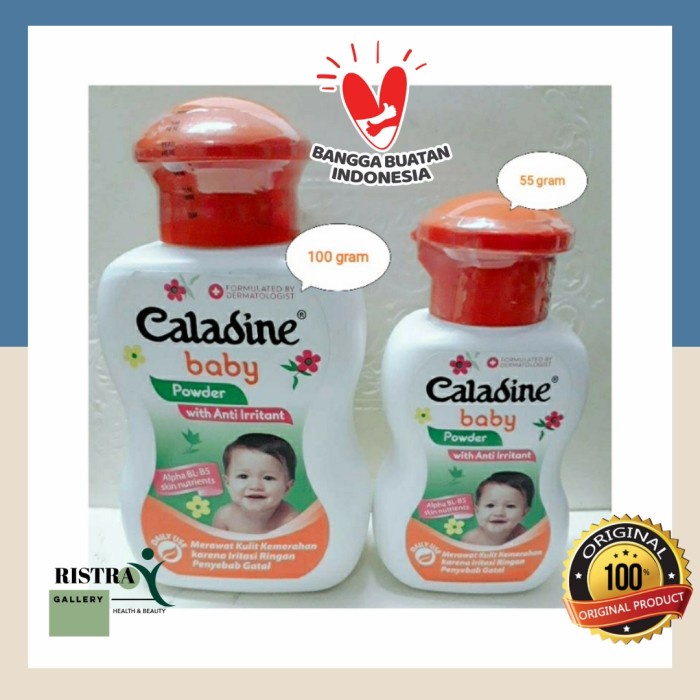 Jual CALADINE BABY POWDER WITH ANTI IRRITANT BEDAK BAYI - 55 gram ...