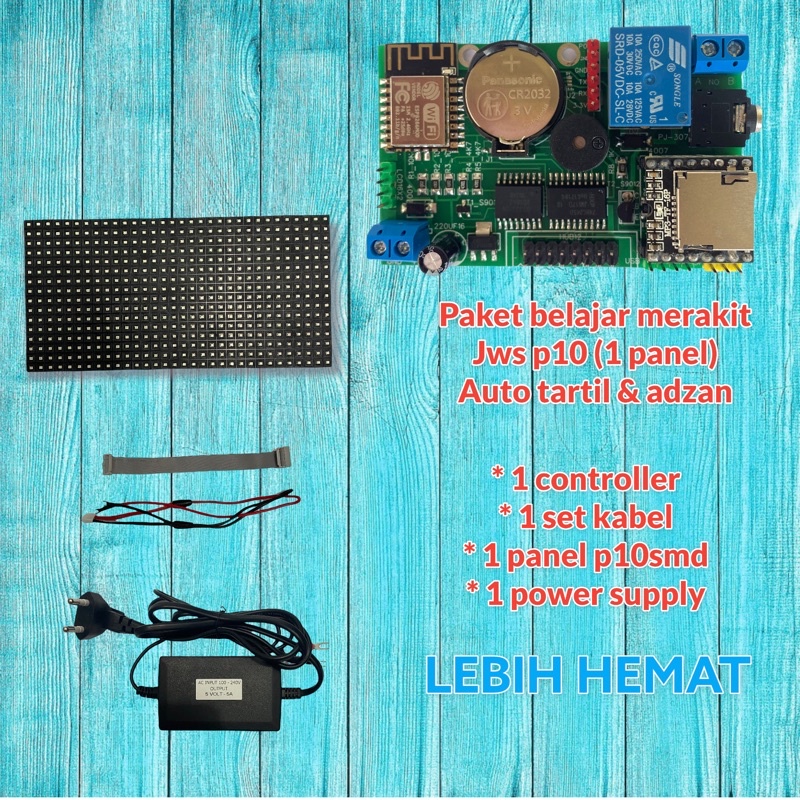 Jual paket belajar merakit jws p10 / 1panel auto tartil | Shopee Indonesia