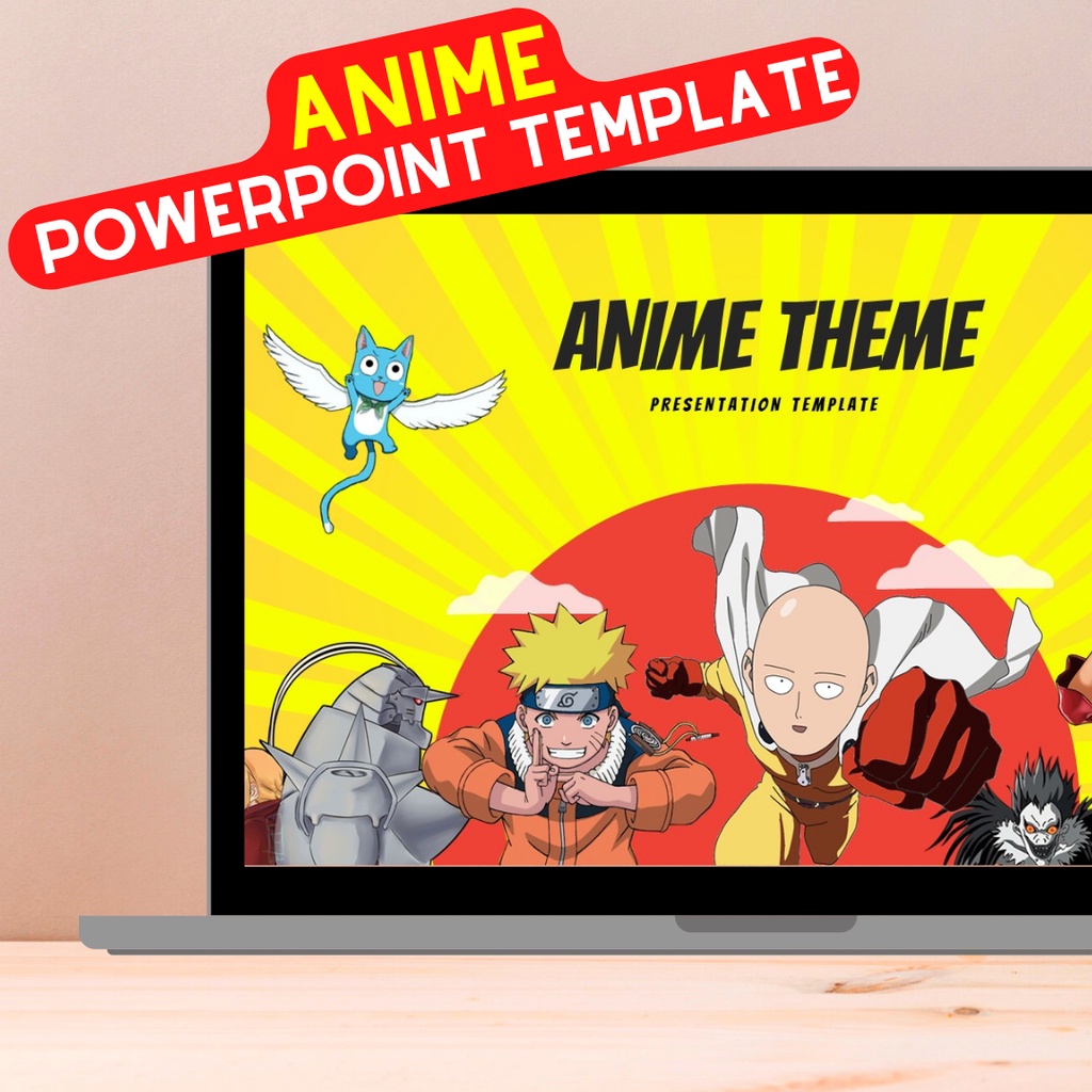 Jual NS Anime Inspired Powerpoint Template ( Premium ) | Shopee Indonesia