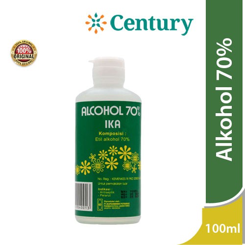 Jual OBAT LUKA ALCOHOL 70 PERSEN IKA ANTI INFEKSI 100 ML | Shopee Indonesia