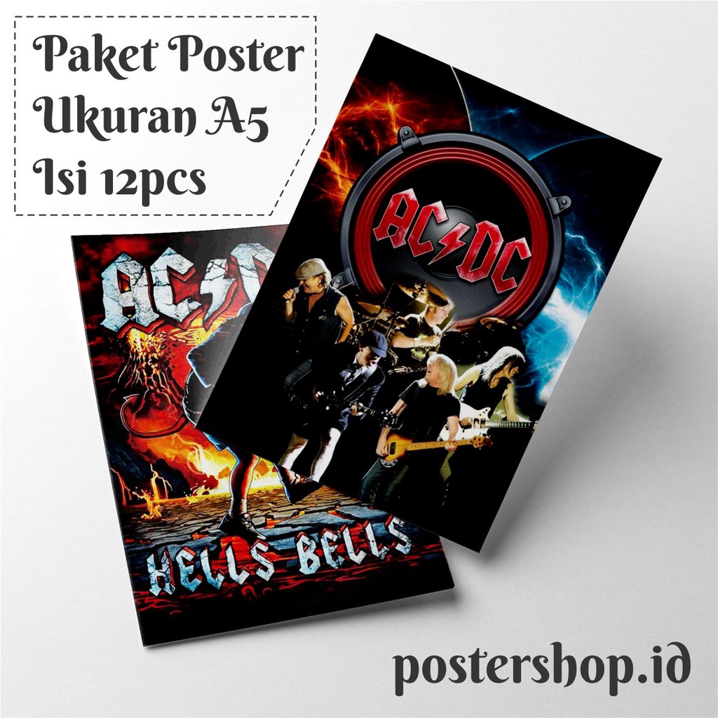 Jual Poster ACDC (ISI 12PCS) | Shopee Indonesia