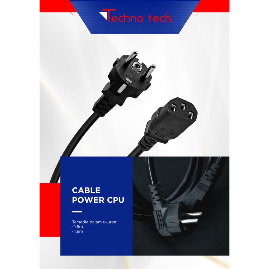 Jual Kabel Power CPU / PSU Technotech | Shopee Indonesia