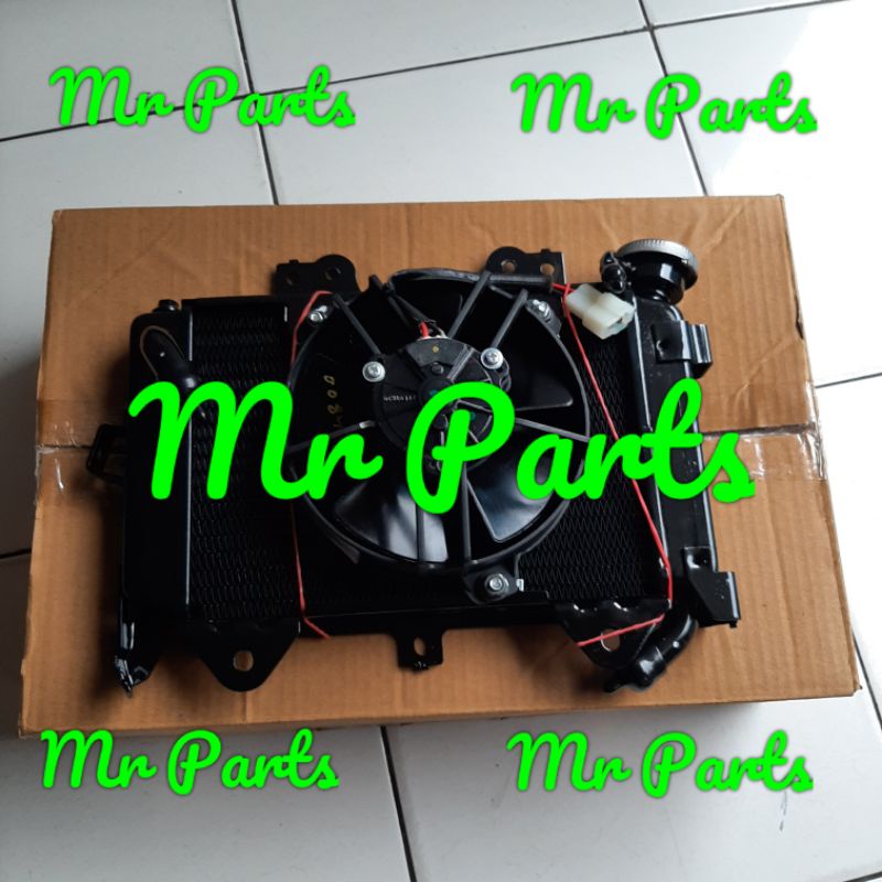 Jual radiator assy fan kipas radiator assy set kawasaki bajaj ns200 ns ...